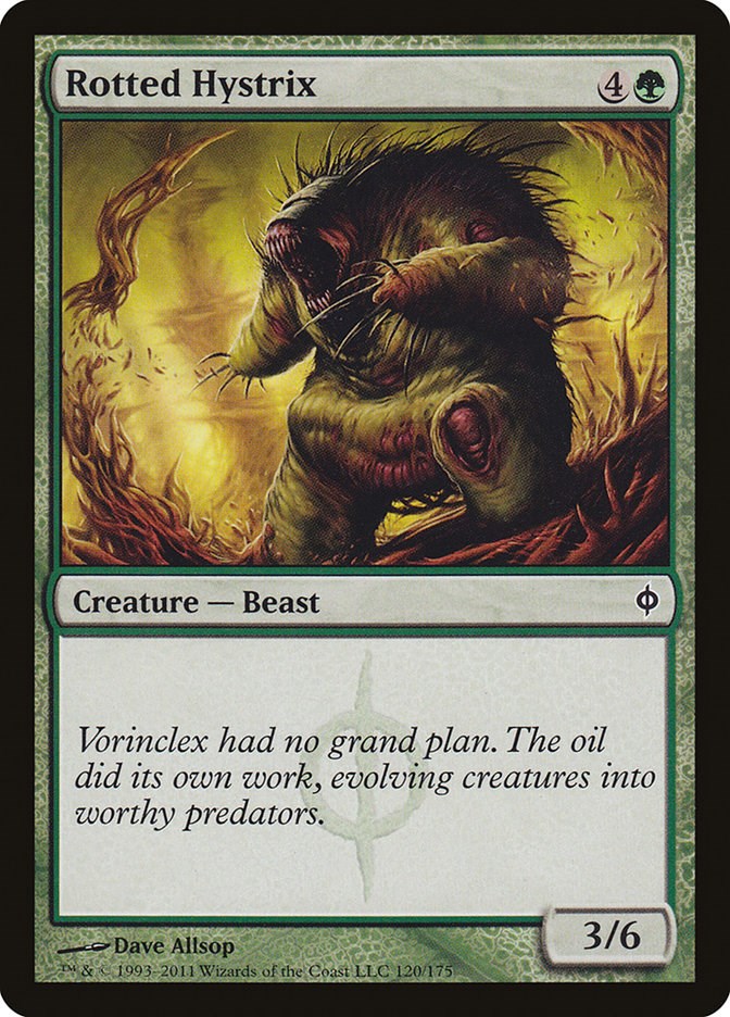 Rotted Hystrix - New Phyrexia - Magic: The Gathering
