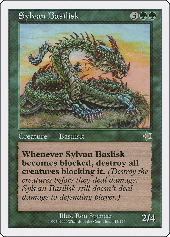 Sylvan Basilisk - Starter 1999 - Magic: The Gathering