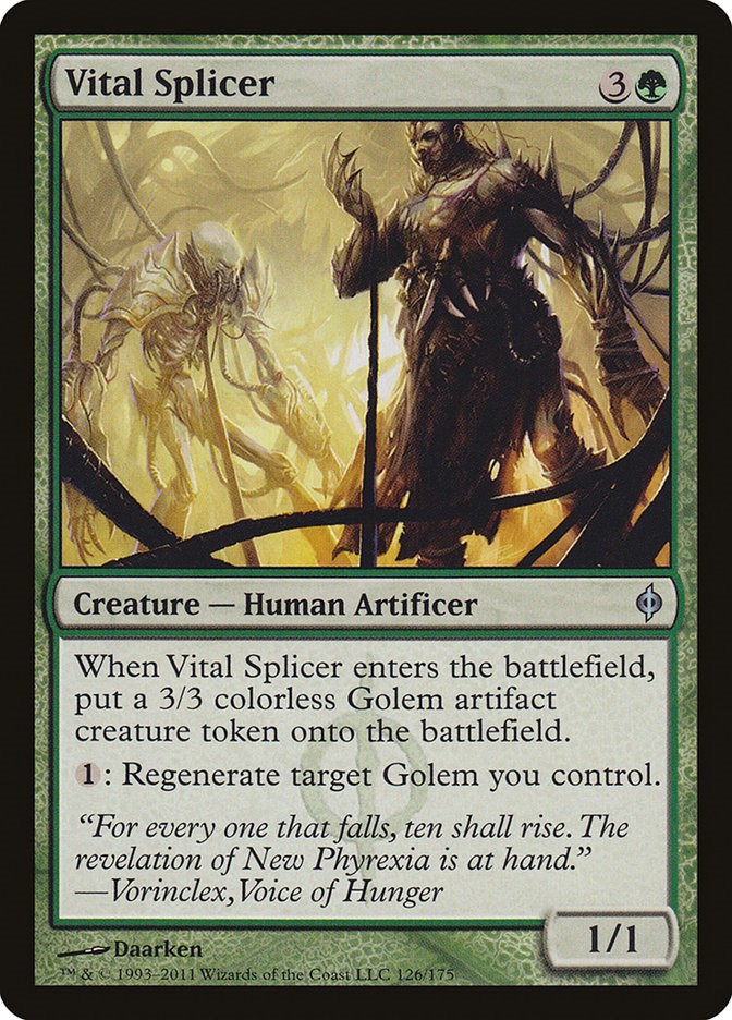 Vital Splicer - New Phyrexia - Magic: The Gathering