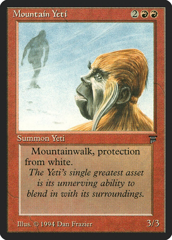 Mountain Yeti - Legends - Magic: The Gathering