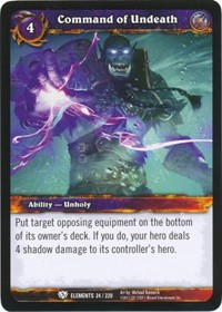 Command of Undeath - War of the Elements - WoW