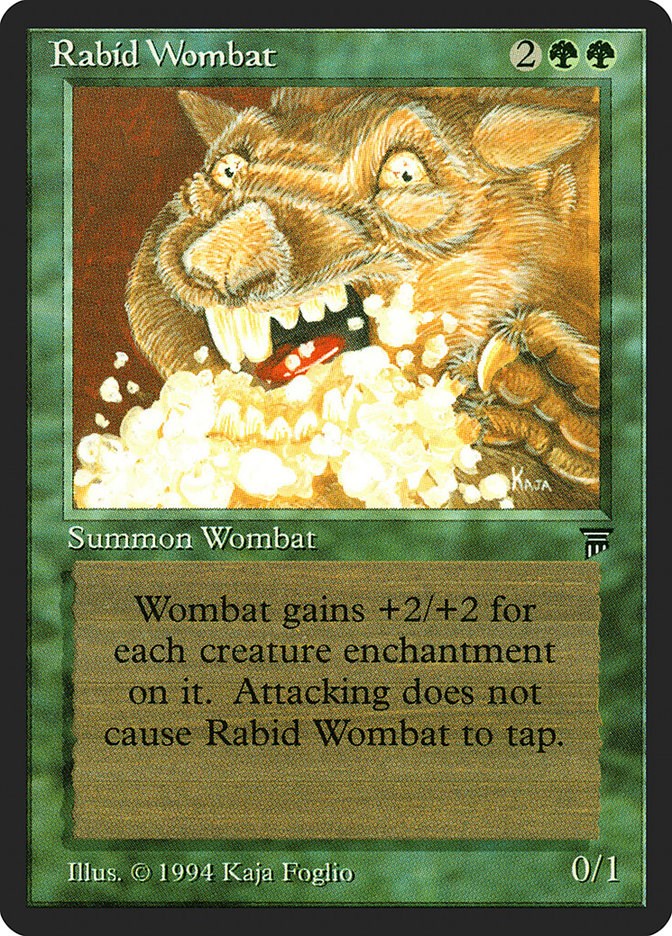 Rabid Wombat - Legends - Magic: The Gathering