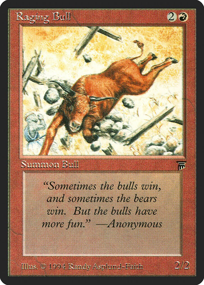 Raging Bull - Legends - Magic: The Gathering