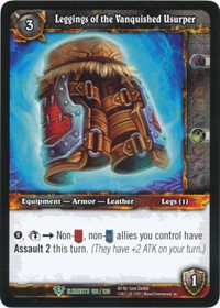 Leggings of the Vanquished Usurper - War of the Elements - WoW