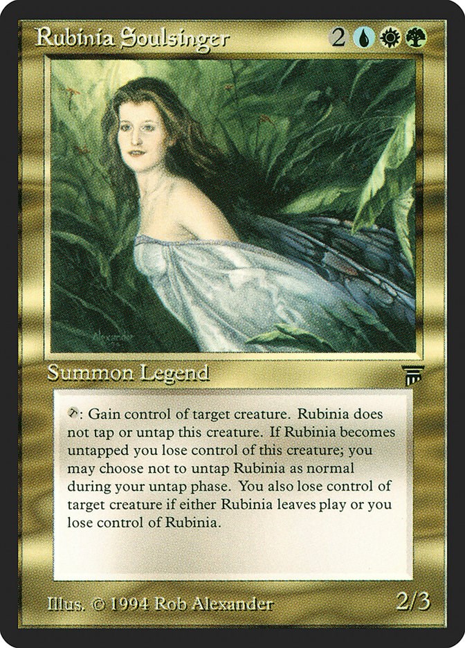 Rubinia Soulsinger - Legends - Magic: The Gathering