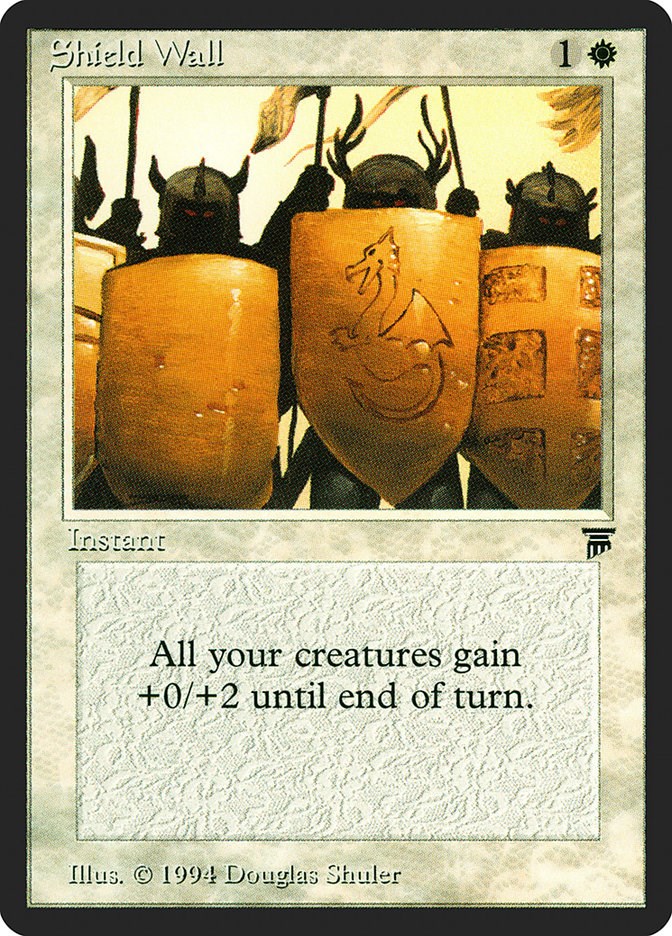 Shield Wall - Legends - Magic: The Gathering