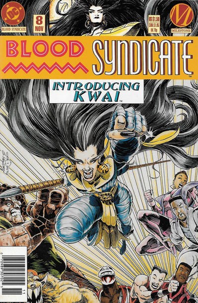 Blood Syndicate #8 (Newsstand) - Blood Syndicate (1993 Series) - DC Comics