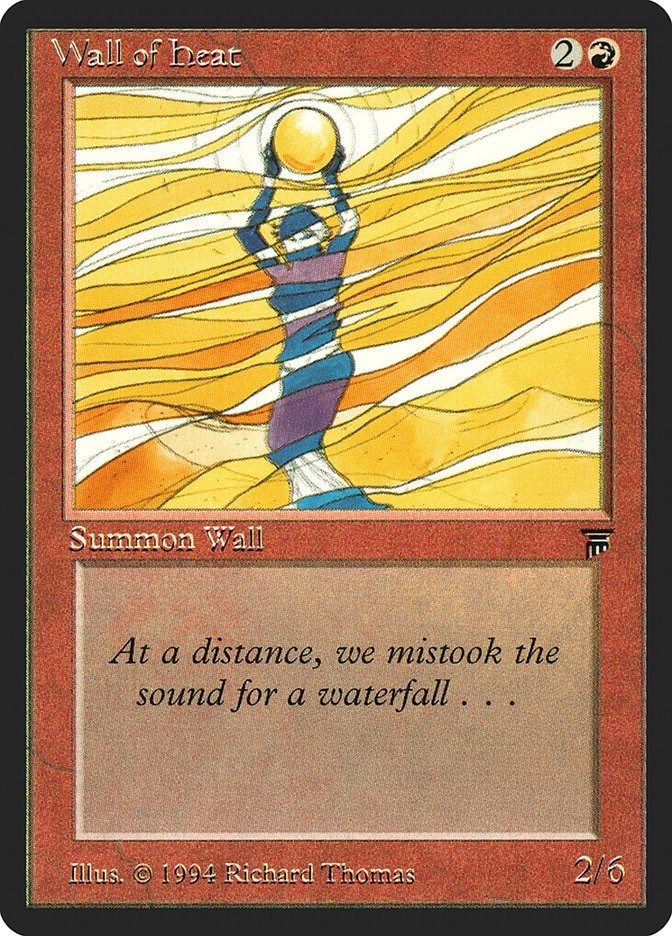 Wall of Heat - Legends - Magic: The Gathering