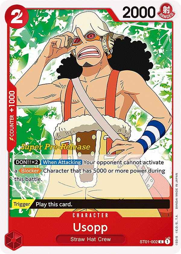 Usopp - Super Pre-Release Starter Deck 1: Straw Hat Crew - One Piece Card Game