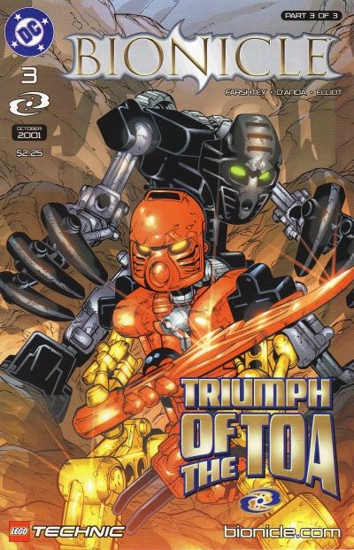 Bionicle #3 - Bionicle (2001 Series) - DC Comics