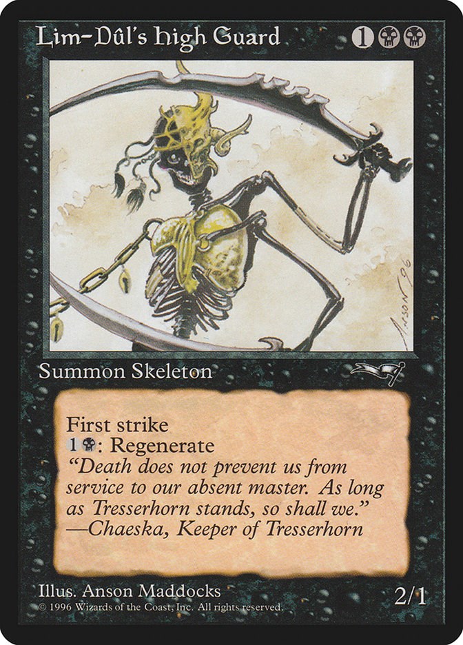 Lim-Dul's High Guard - Alliances - Magic: The Gathering