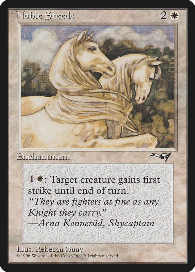 Noble Steeds - Alliances - Magic: The Gathering