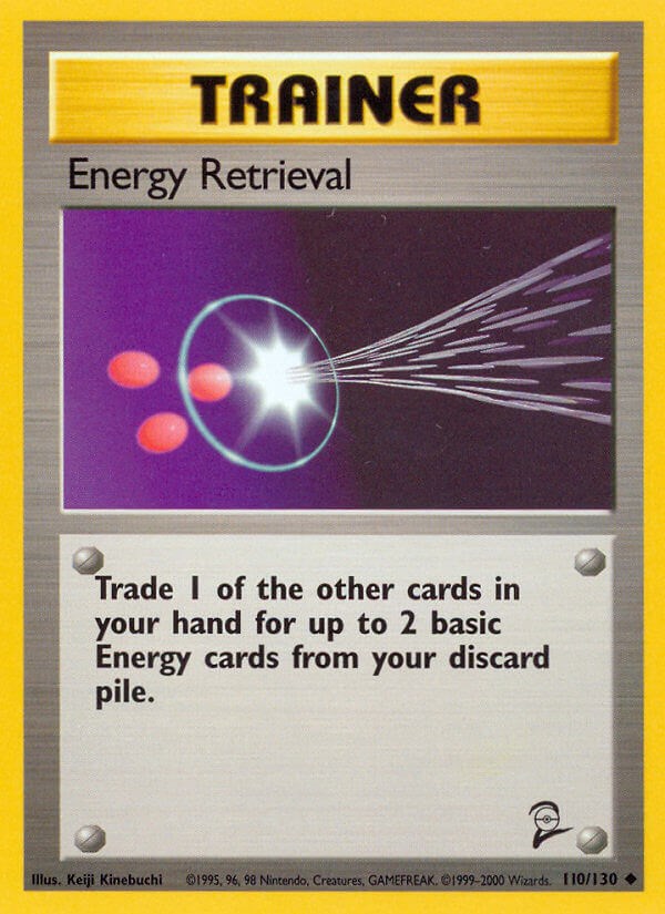 Energy Retrieval - Base Set 2 - Pokemon