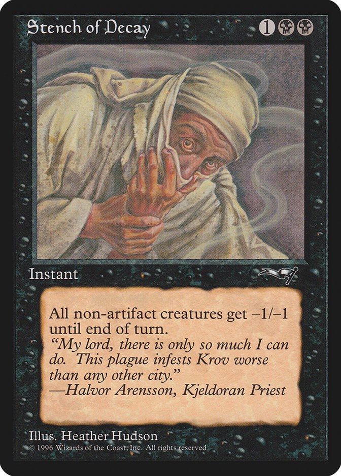 Stench of Decay - Alliances - Magic: The Gathering