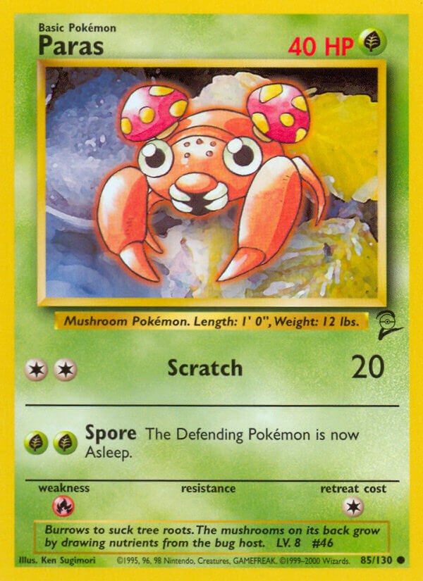 Paras - Base Set 2 - Pokemon