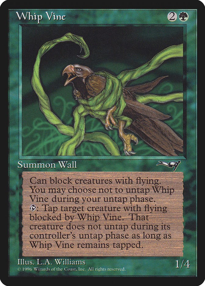 Whip Vine (Ensnared Bird) - Alliances - Magic: The Gathering