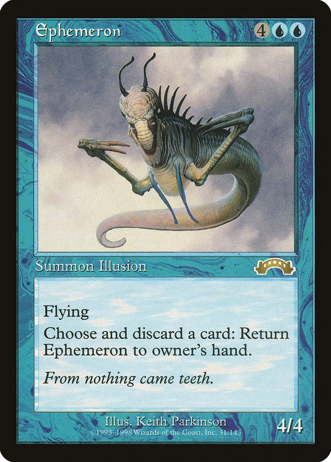 Ephemeron - Exodus - Magic: The Gathering