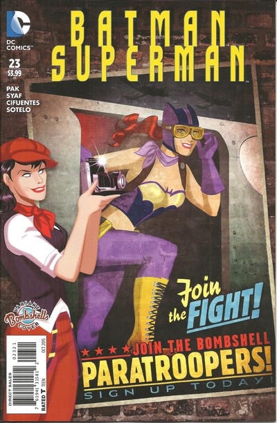 Batman / Superman #23 (Bombshells Cover) - Batman / Superman (2013 ...