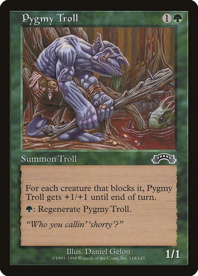 Pygmy Troll - Exodus - Magic: The Gathering