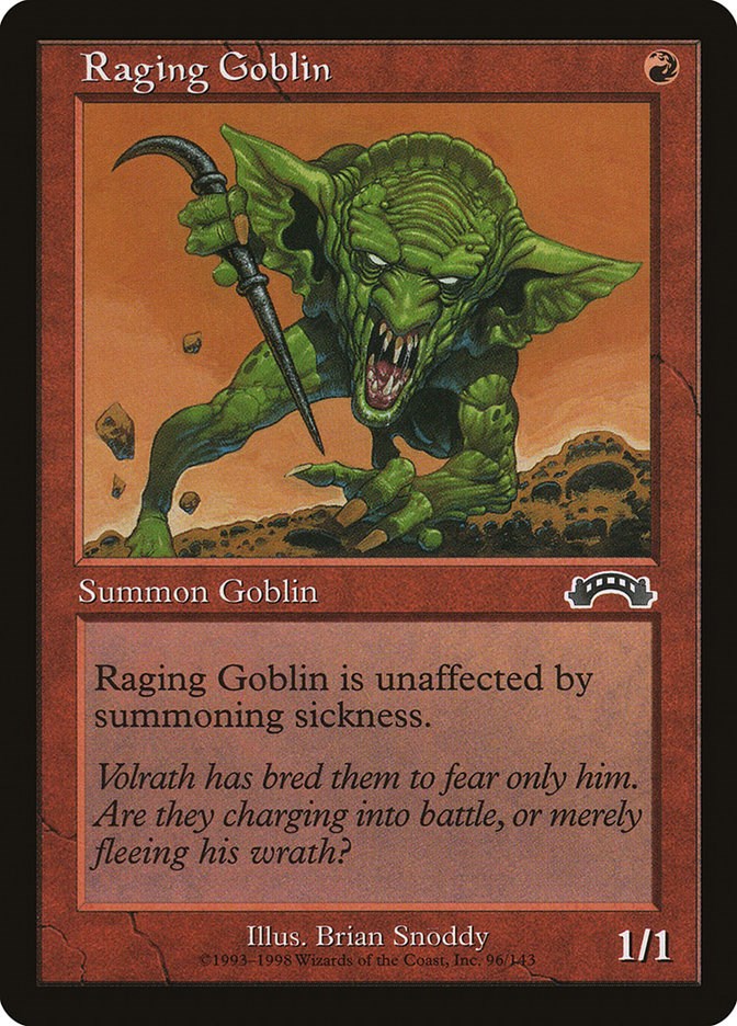 Raging Goblin - Exodus - Magic: The Gathering