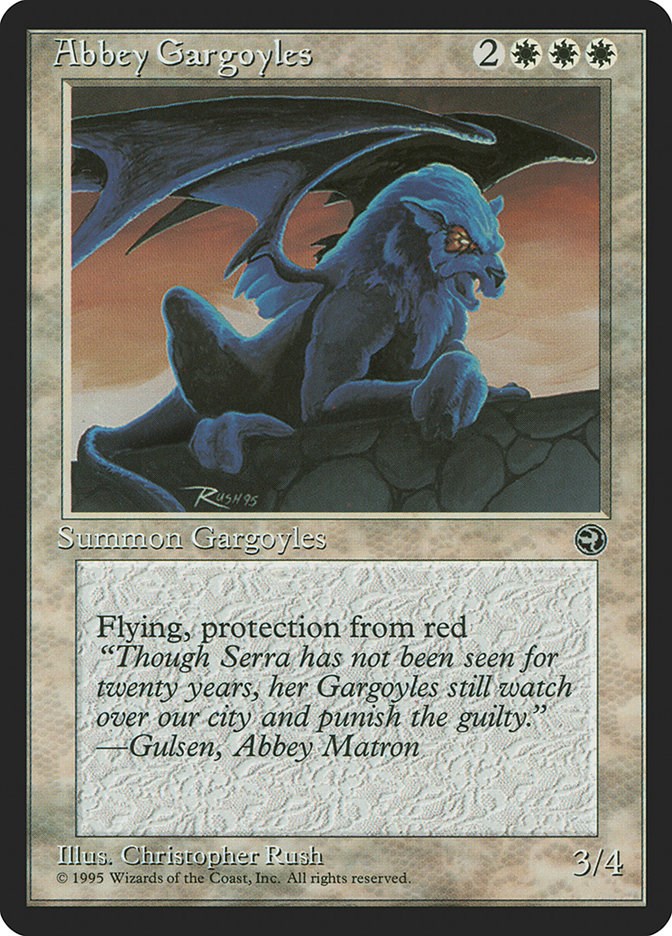 Abbey Gargoyles - Homelands - Magic: The Gathering