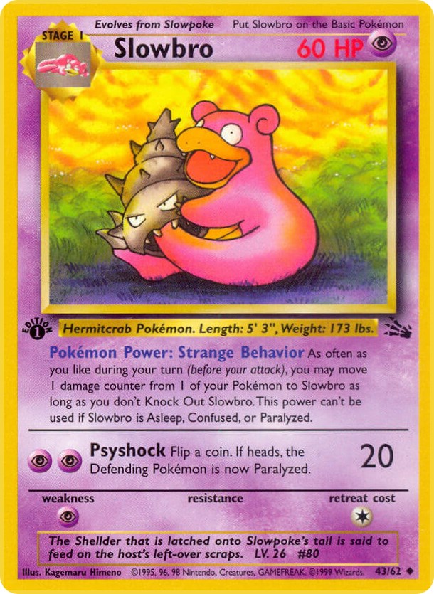 Slowbro - Fossil - Pokemon