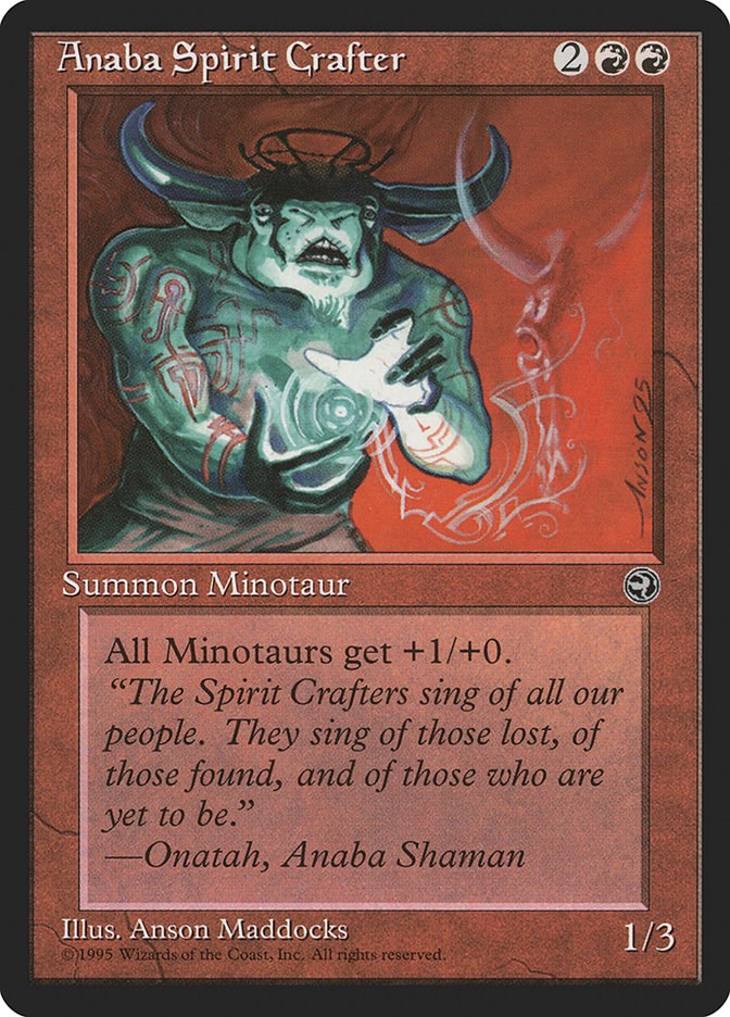 Anaba Spirit Crafter - Homelands - Magic: The Gathering