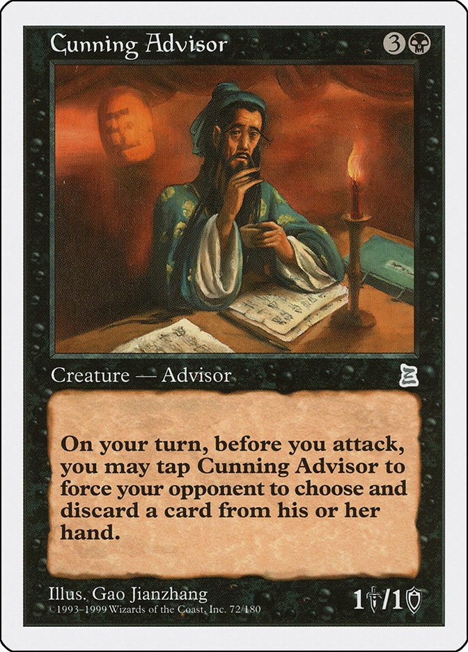 Cunning Advisor - Portal Three Kingdoms - Magic: The Gathering