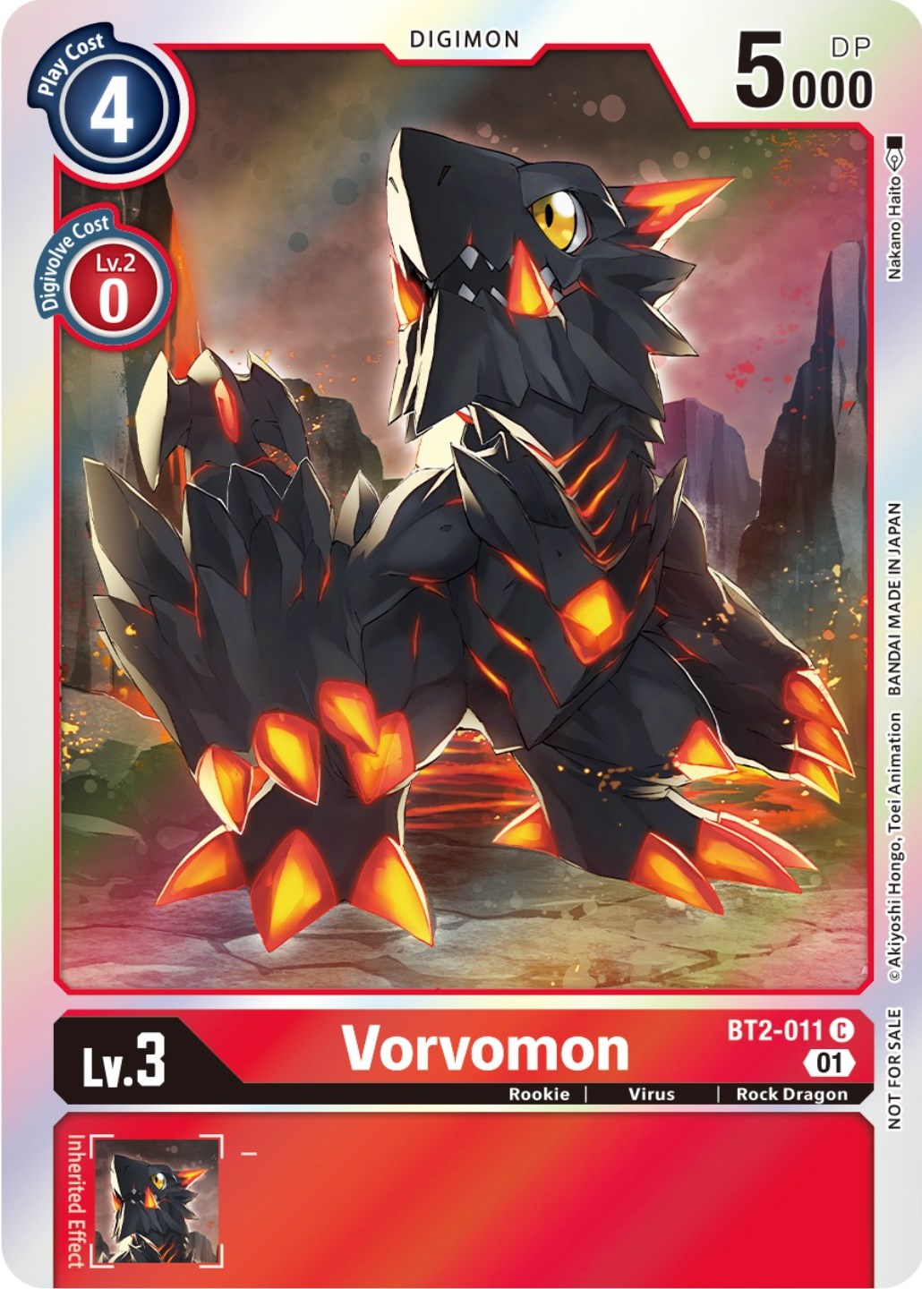 Vorvomon (ST-11 Special Entry Pack) - Release Special Booster - Digimon ...