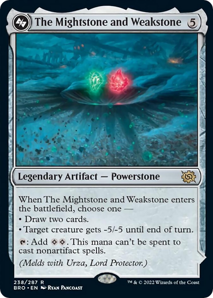 The Mightstone and Weakstone - The Brothers' War - Magic: The Gathering
