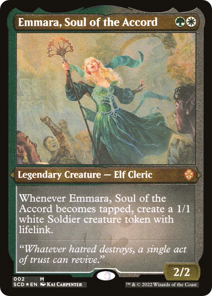 Emmara, Soul of the Accord (Foil Etched) - Starter Commander Decks ...