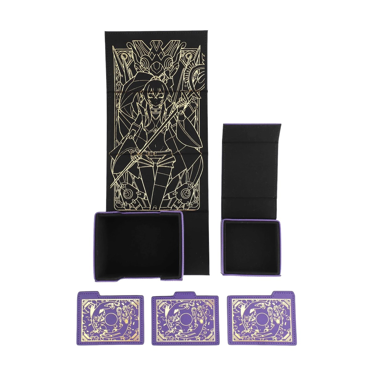 Master of Puppets Dicewinder Deck Box with Magnetic Dice Tray (PU Vegan Leather) - ManaMoon Deck ...