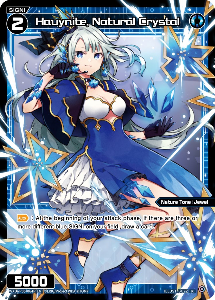 Hauynite, Natural Crystal (Parallel Foil) - Curiosity Diva - WIXOSS