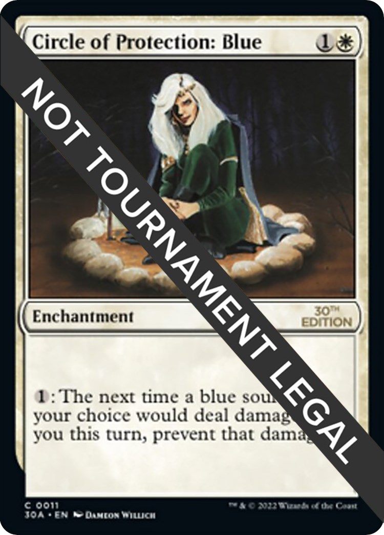 Circle of Protection: Blue - 30th Anniversary Edition - Magic: The ...