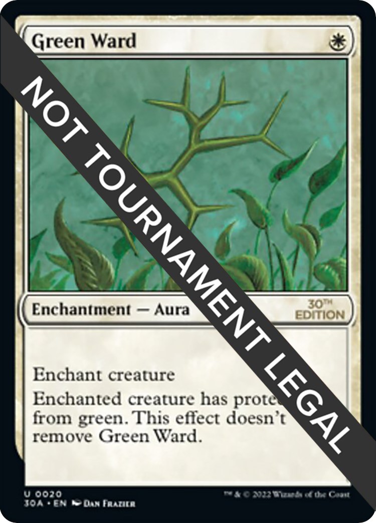 Green Ward - 30th Anniversary Edition - Magic: The Gathering