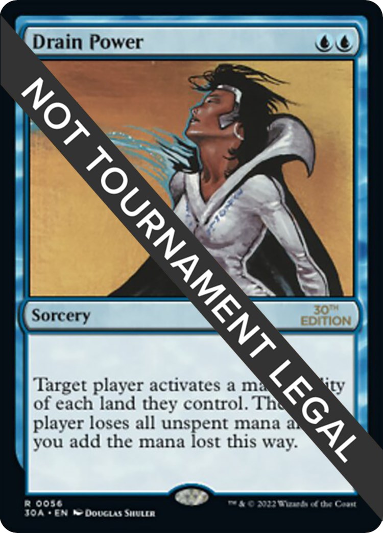 Drain Power - 30th Anniversary Edition - Magic: The Gathering