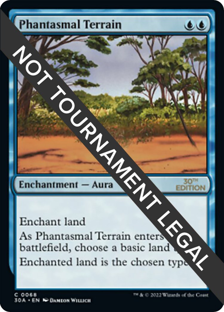 Phantasmal Terrain - 30th Anniversary Edition - Magic: The Gathering