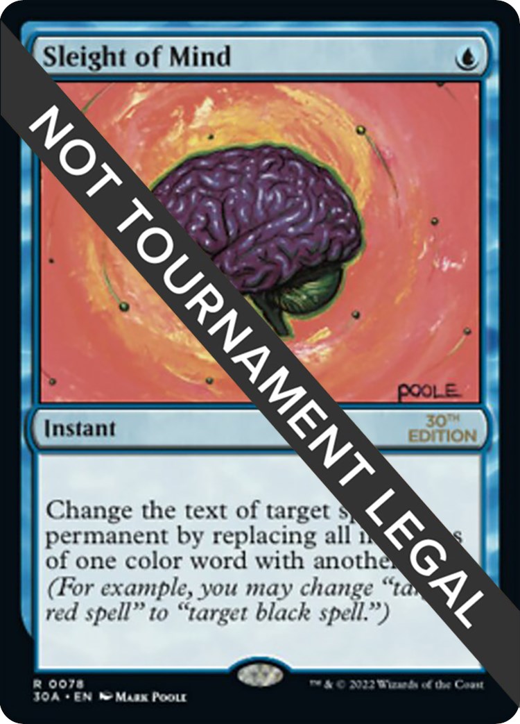 Sleight of Mind - 30th Anniversary Edition - Magic: The Gathering