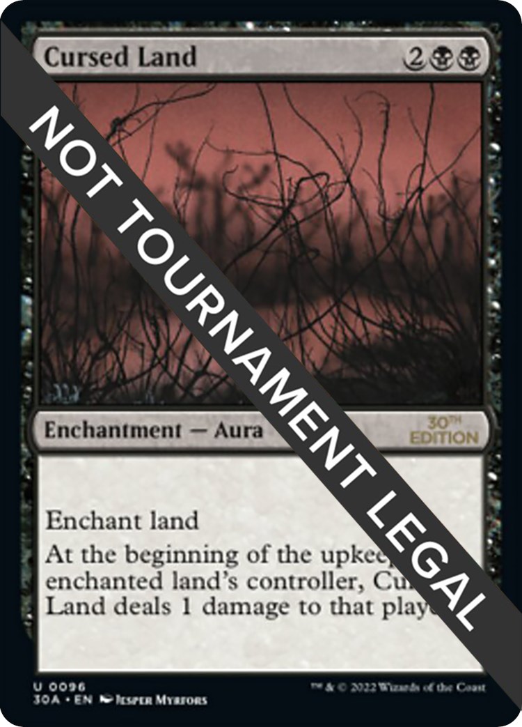 Cursed Land - 30th Anniversary Edition - Magic: The Gathering