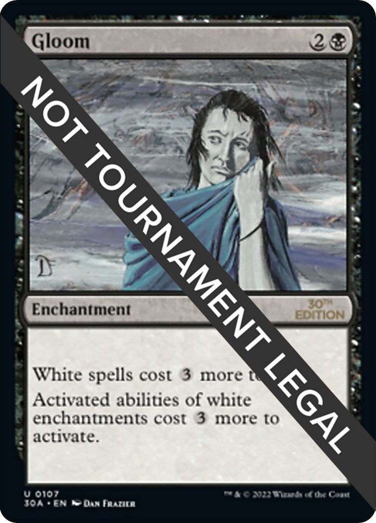 Gloom - 30th Anniversary Edition - Magic: The Gathering