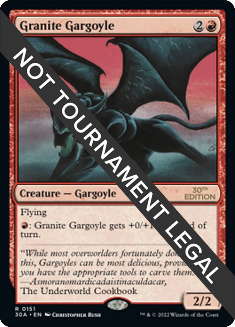 Granite Gargoyle - 30th Anniversary Edition - Magic: The Gathering