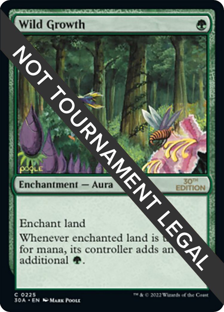 Wild Growth - 30th Anniversary Edition - Magic: The Gathering