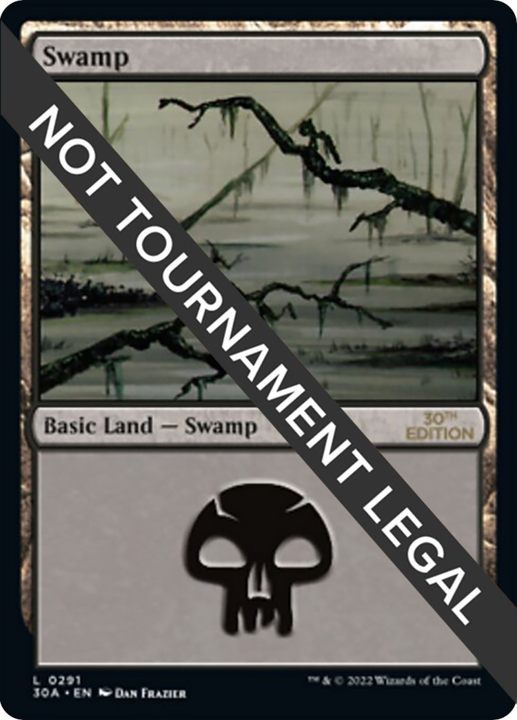 Swamp (291) - 30th Anniversary Edition - Magic: The Gathering