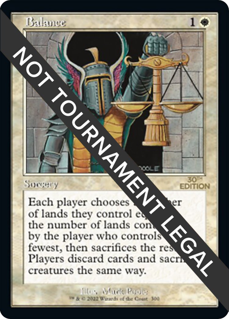Balance (Retro Frame) - 30th Anniversary Edition - Magic: The Gathering