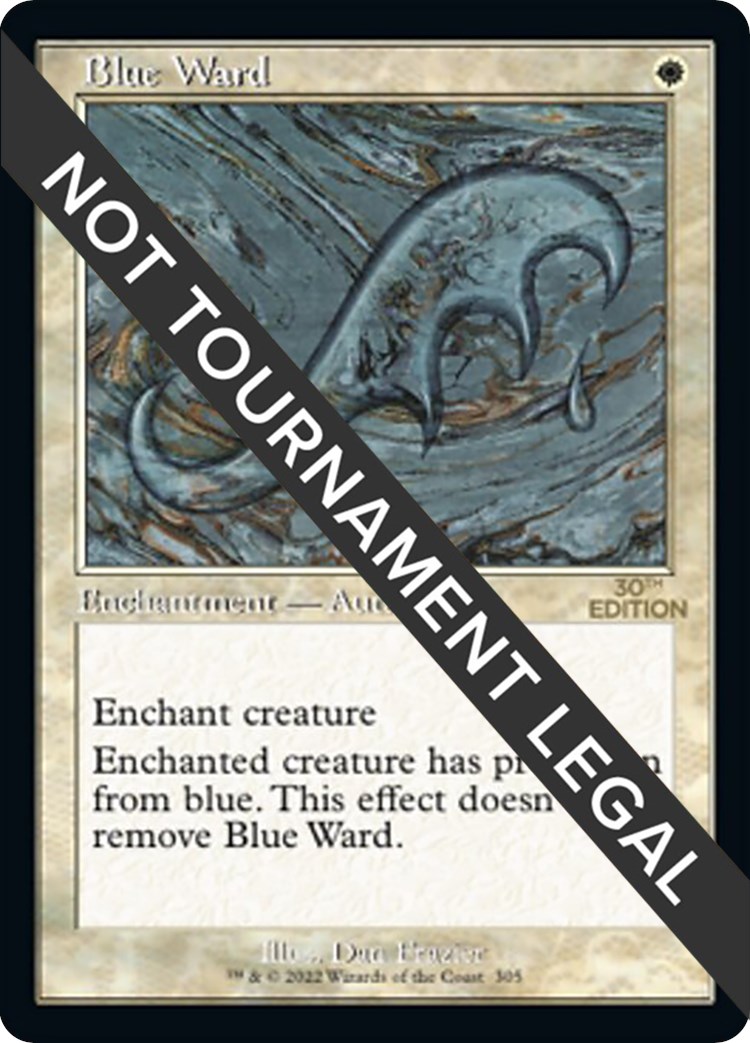 Blue Ward (Retro Frame) - 30th Anniversary Edition - Magic: The Gathering