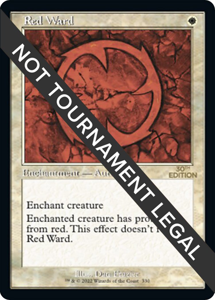 Red Ward (Retro Frame) - 30th Anniversary Edition - Magic: The Gathering