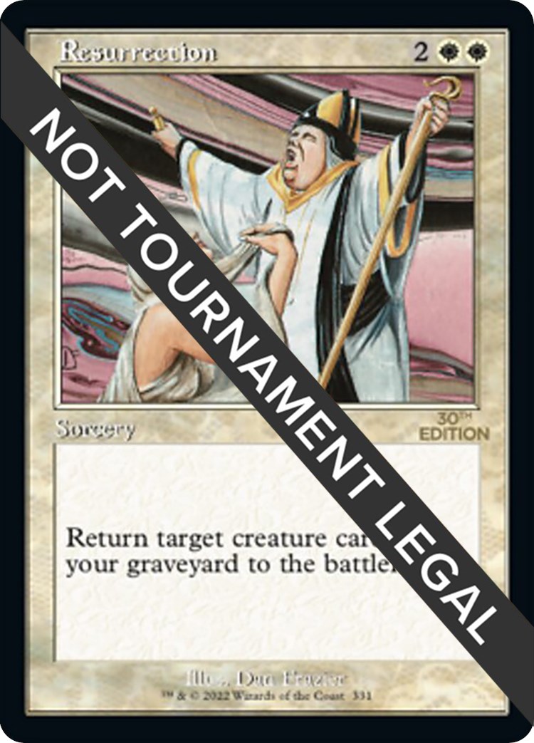 Resurrection (Retro Frame) - 30th Anniversary Edition - Magic: The ...