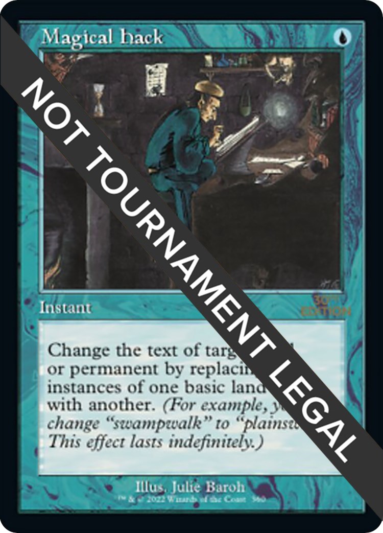 Magical Hack (Retro Frame) - 30th Anniversary Edition - Magic: The ...