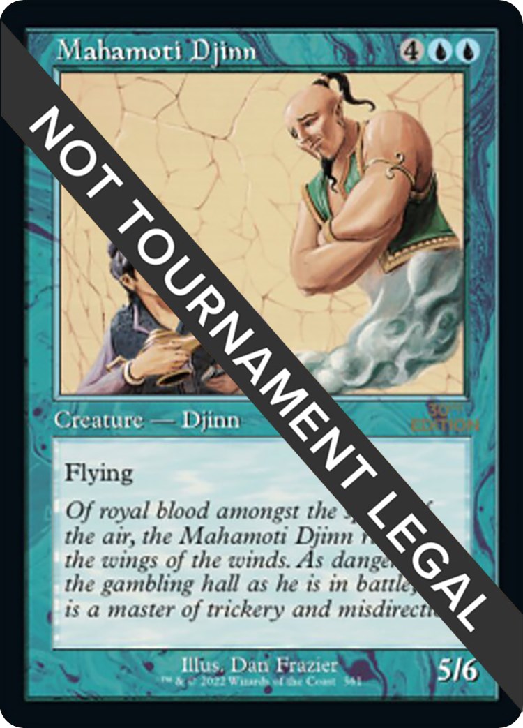 Mahamoti Djinn (Retro Frame) - 30th Anniversary Edition - Magic: The ...