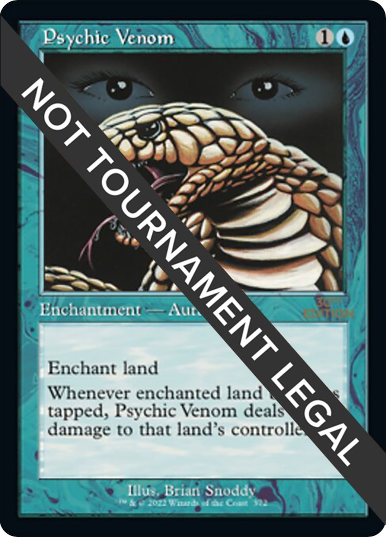 Psychic Venom (Retro Frame) - 30th Anniversary Edition - Magic: The ...